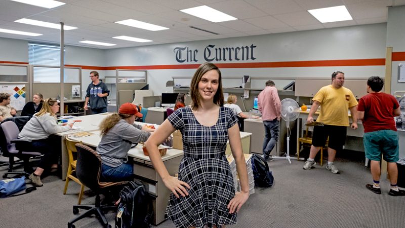 Kat Riddler, The Current’s editor-in-chief, puts focus on writing ...