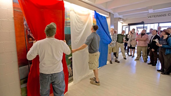 New Veterans Center mural showcases determination, heart - UMSL Daily