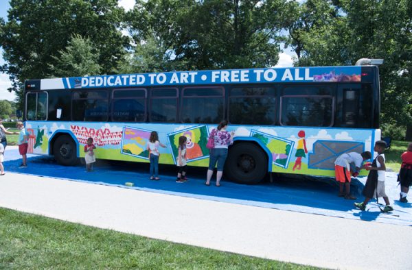 Bus becomes art on wheels through creative community effort - UMSL Daily