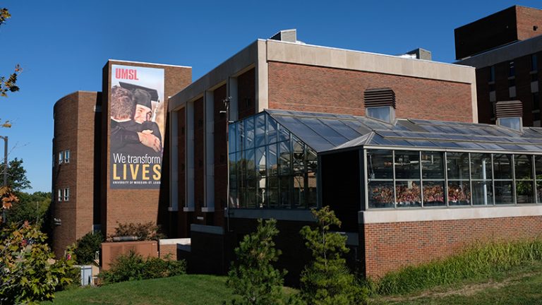 New 'We Transform Lives' mission statement on display on university ...
