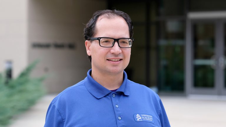 Legally blind MBA student pushes career forward while advocating for others