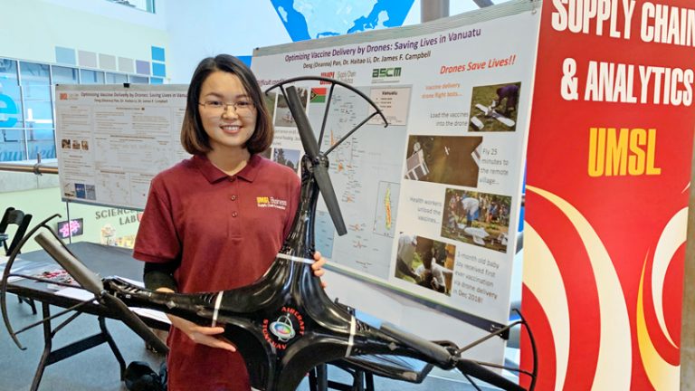 PhD candidate Juan Zhang uses drones to deliver real-life solutions - UMSL Daily