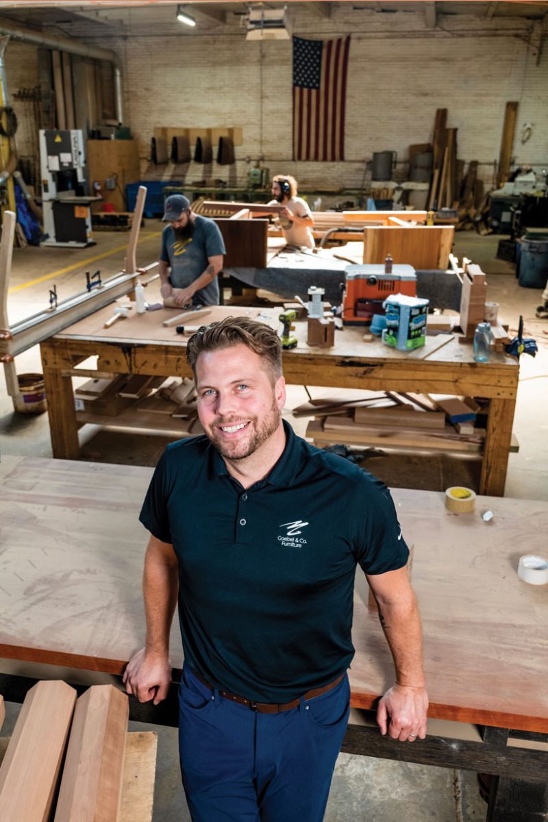 With Goebel & Co. Furniture, UMSL alum Martin Goebel combines old-world ...