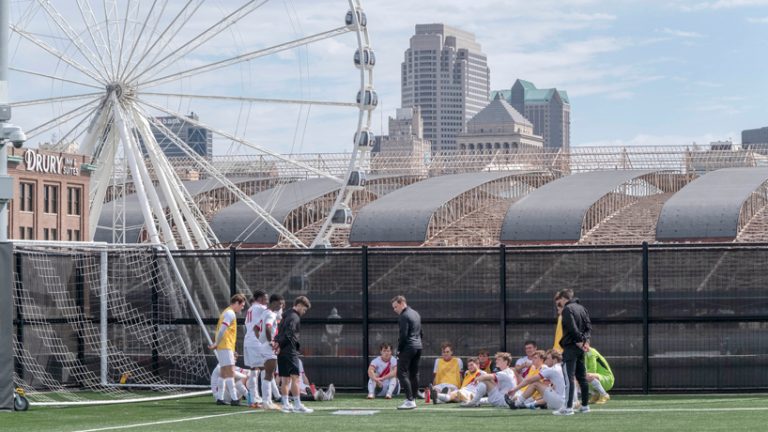 UMSL men’s soccer team tests itself in friendly match with St. Louis ...