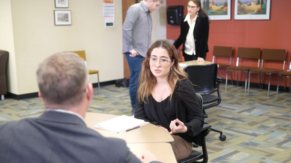 Foreign language students take part in speed networking with World ...