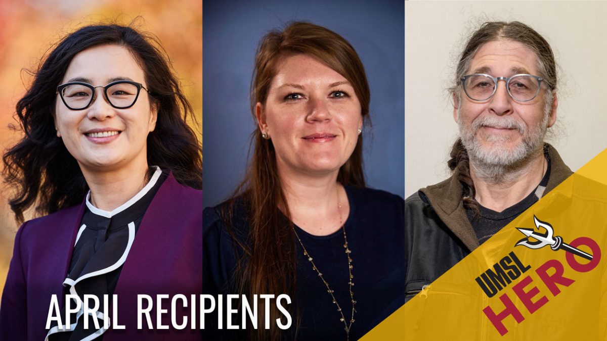 Yuan Chen, Candace-Rae Davis and Bob Ross receive UMSL Hero Awards ...