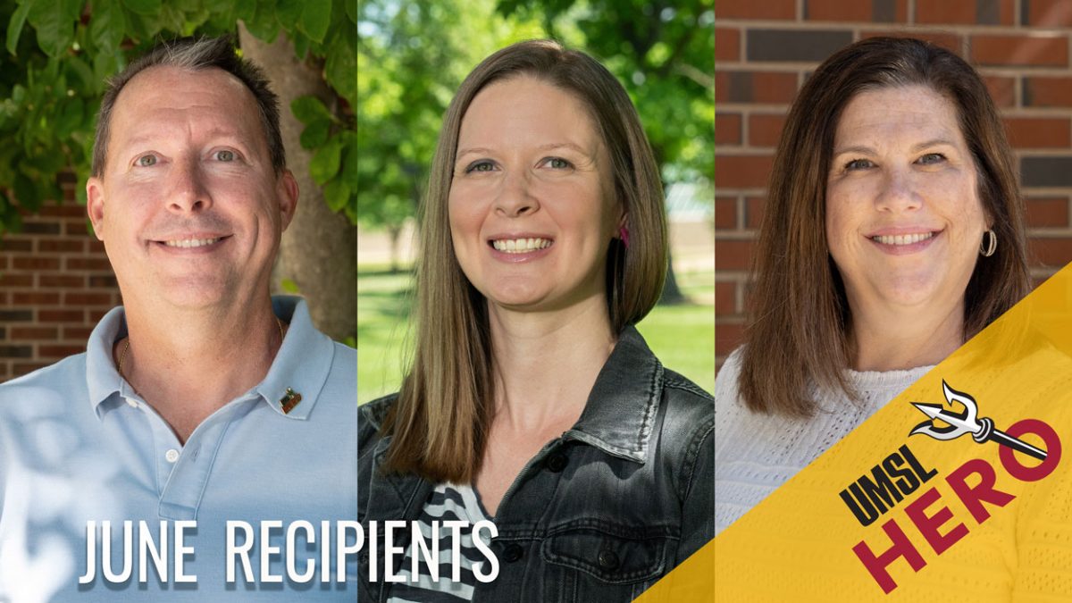 Rob Wilson, Amy Banken and Stephanie Eaton receive UMSL Hero Awards ...