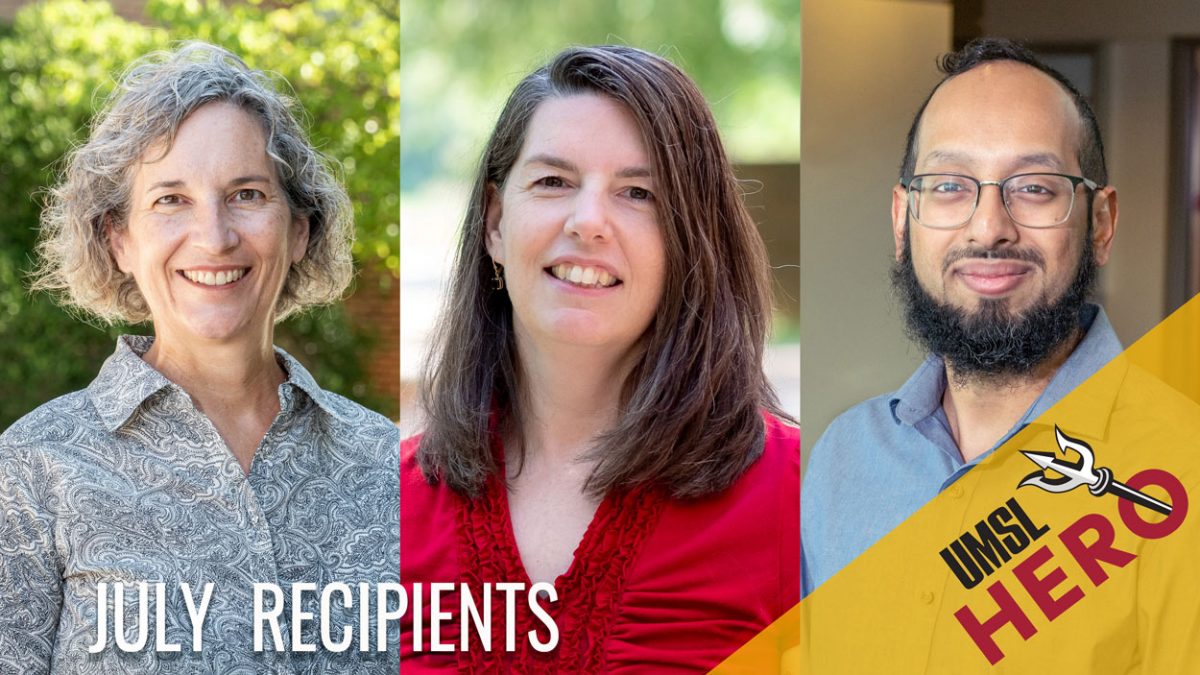 Jennifer Reynolds-Moehrle, Jennifer McKanry and Ahmad Mian receive UMSL ...