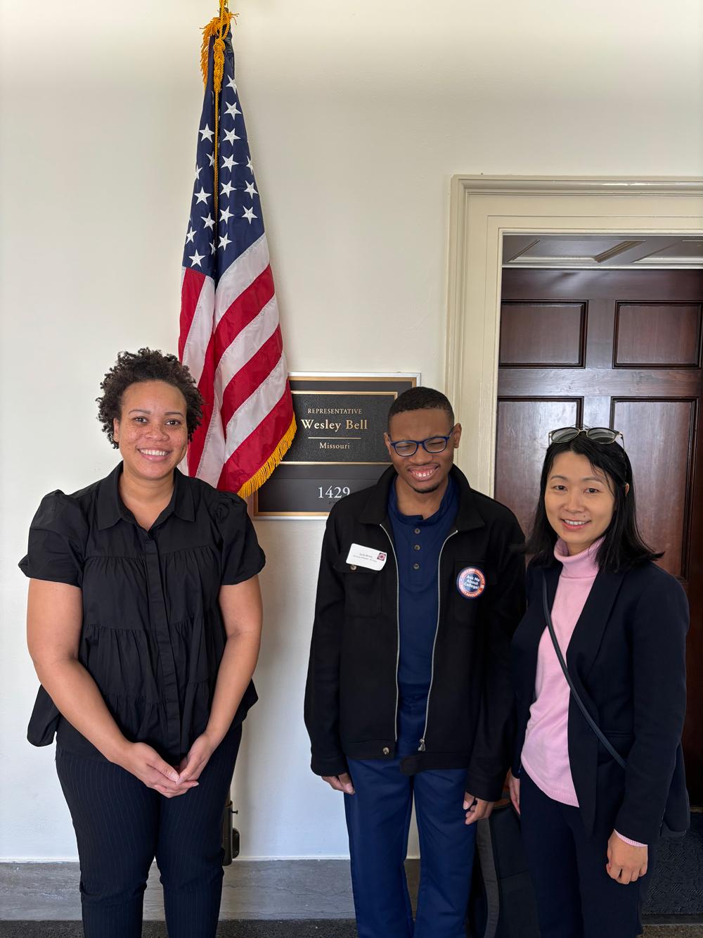 Succeed+ student Jaylin Brown meets with legislators in Washington to advocate for postsecondary ...